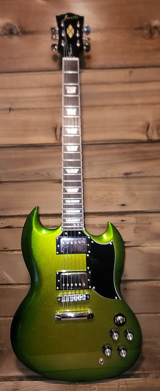 Firefly FFLG Metallic Lizard Burst SG style / Ltd Viper / | Reverb