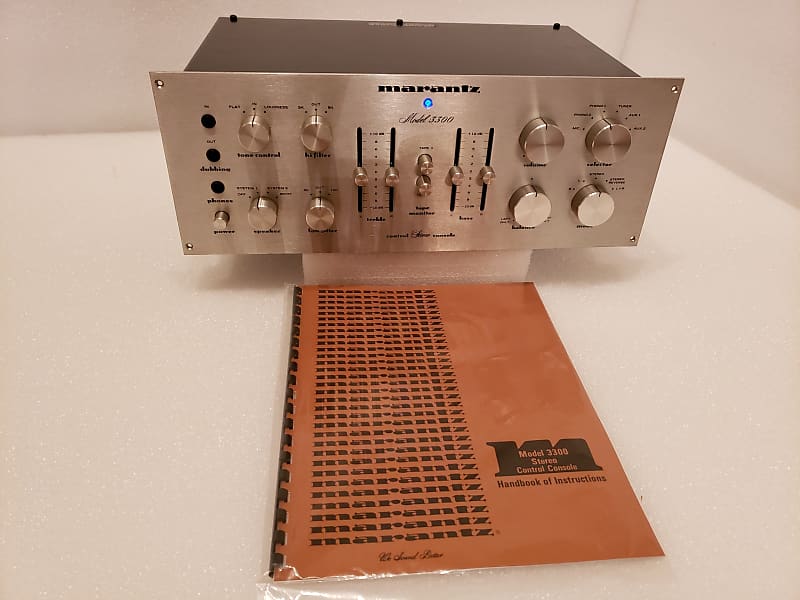 Fully Restored Marantz 3300 Stereo Preamp - Amazing Cosmetic | Reverb