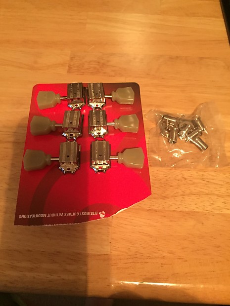 Grover 135N Tuning Pegs- 3 on a Side | Reverb