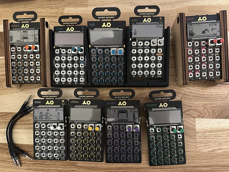 Teenage Engineering Pocket Operator Collection + Extras | Reverb