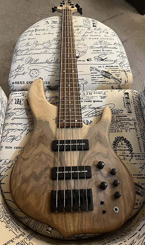 Combe Alys 5 Bass Guitar 2017 - Natural Satin Finish | Reverb