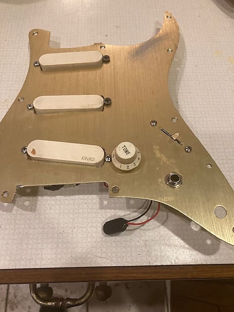 EMG Strat SA pickups on loaded pick guard 2020 | Reverb