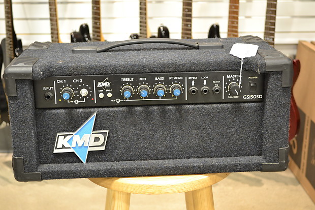 KMD GS150SD Grey Carpet 150 watt solid state guitar head | Reverb
