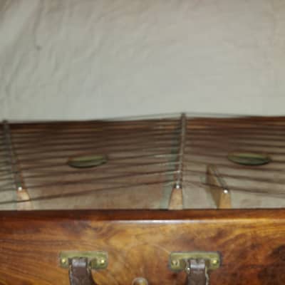Donald A Round Hammered Dulcimer 1979 Walnut | Reverb