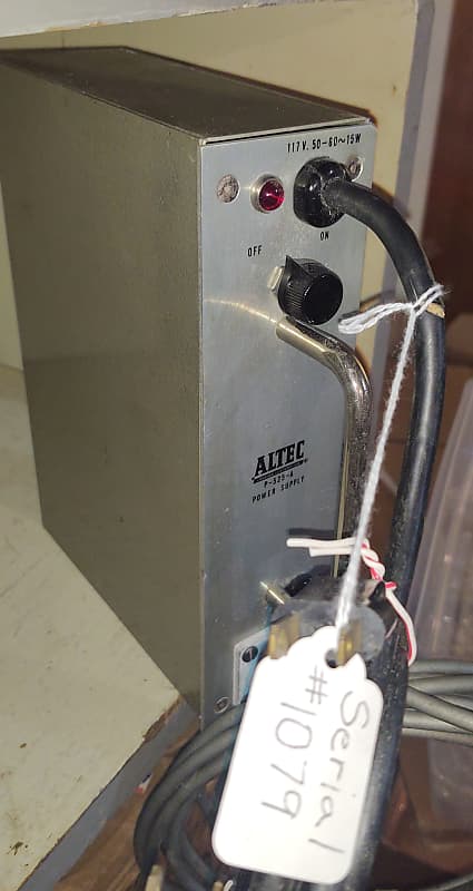 Altec 525A power supply for M11 / M20 /M30 tube microphone | Reverb UK