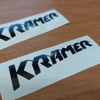 Kramer Vinyl Decal Sticker x2 (two pieces!) | Reverb