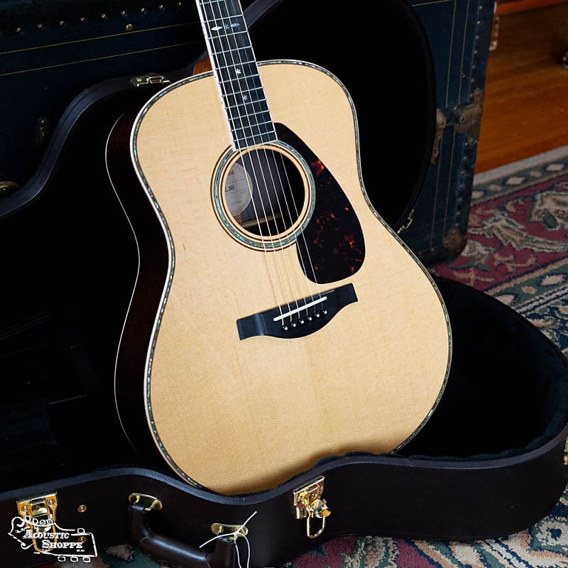 Yamaha LL36 ARE Engelmann/Indian Rosewood Original Jumbo | Reverb