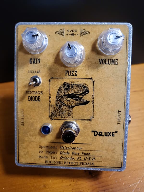 Bulinski Effect Pedals Deluxe Velociraptor Diode Bass Fuzz | Reverb