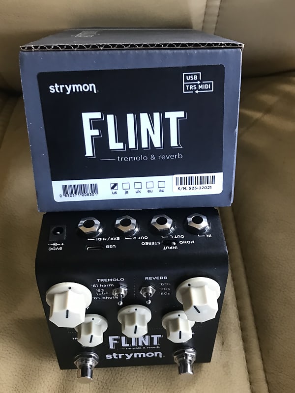 Strymon Flint Reverb and Tremolo V1 2012 - 2022 - Black with | Reverb