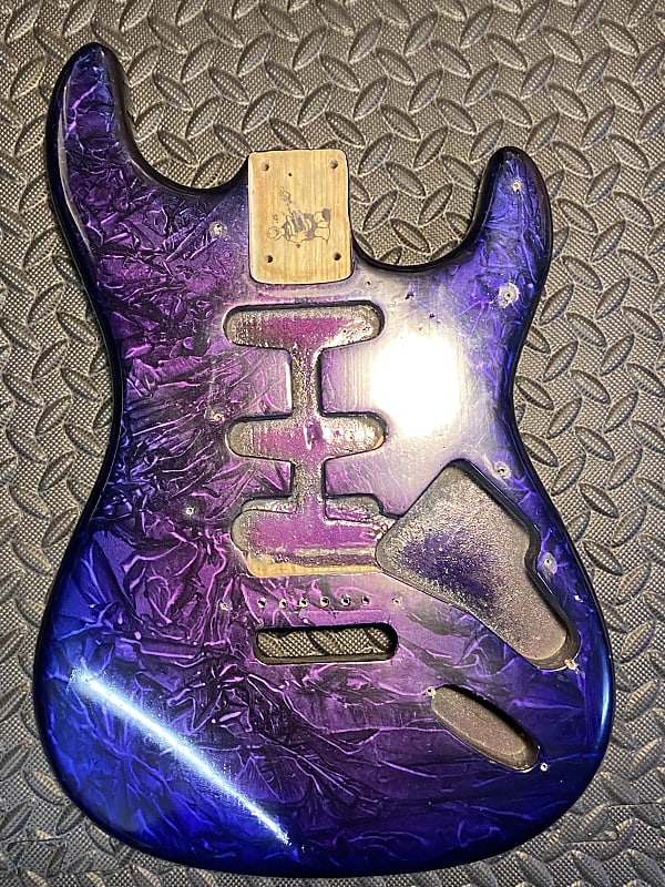 Warmoth USA Swamp Ash Fender Licensed Strat Body Unique | Reverb