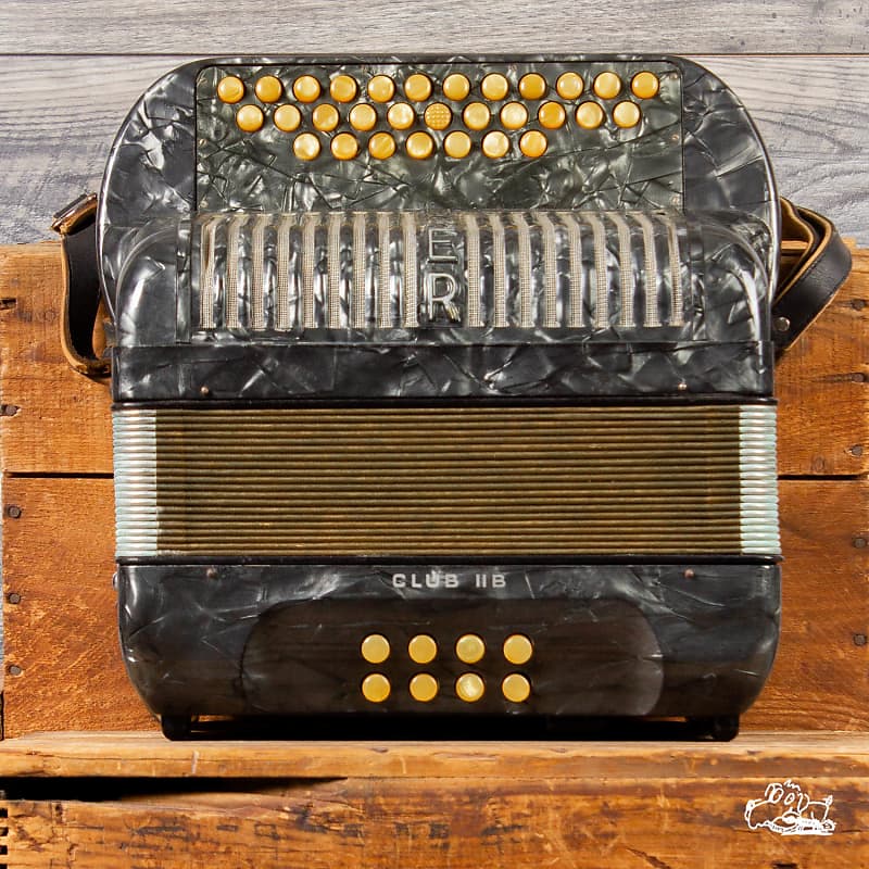 Hohner Club Iib Accordion Grey Reverb