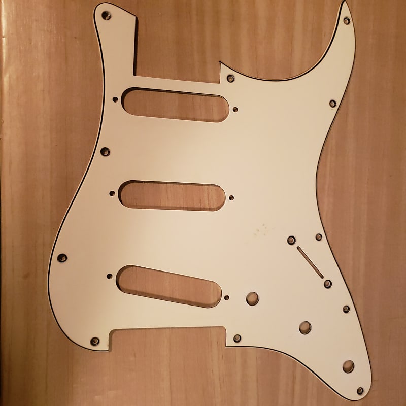 White SSS Pickguard from Dean Avalanche (11 | Reverb