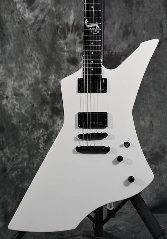 ESP LTD James Hetfield Snakebyte Signature Model Snow White w | Reverb