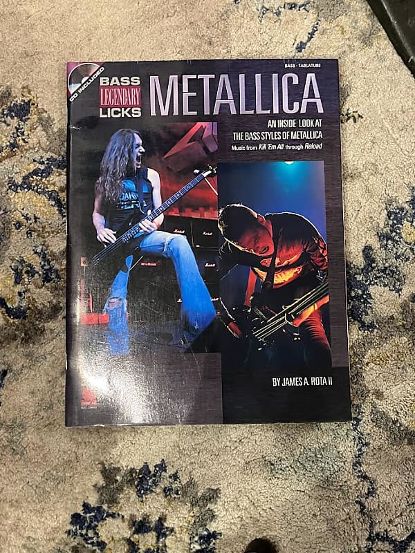 Bass Legendary Licks Metallica An Inside Look At The Bass | Reverb