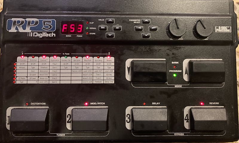 Digitech RP5 Great condition with new internal battery and | Reverb