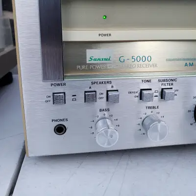 Rare Sansui G5000 1978 Walnut Serviced, Cleaned, Superb, $899 | Reverb