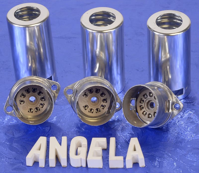 Three Genuine Belton 9 Pin J-Slot Tube Sockets With | Reverb Australia