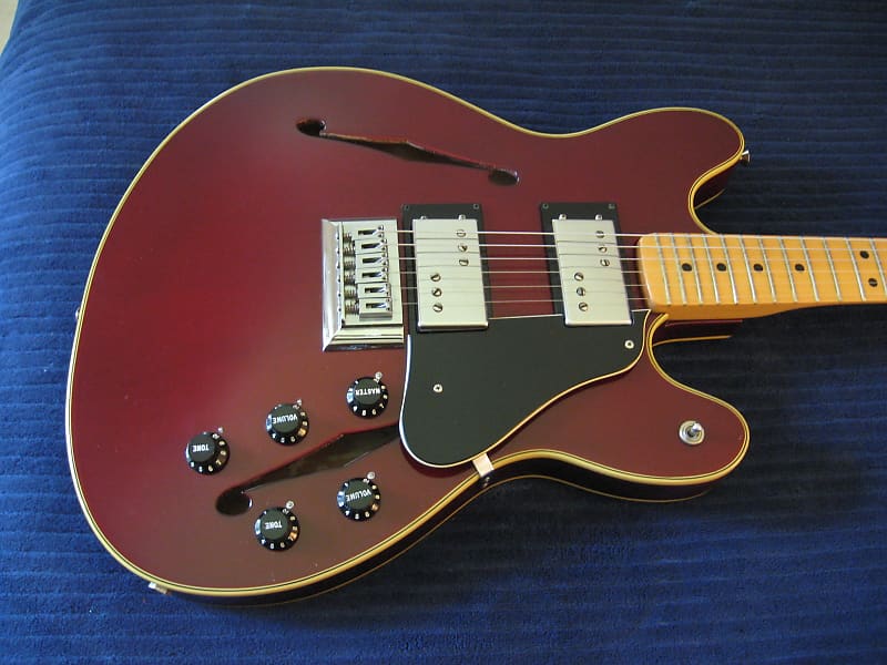 1977 Fender Starcaster Wine Red Extremely Rare - One Owner | Reverb