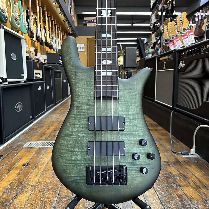 Spector Euro 5 LX Electric 5-String Bass Guitar Haunted Moss | Reverb