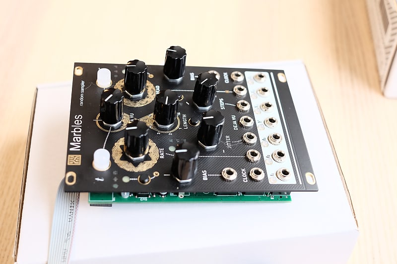 Tunefish modular Marbles clone 18HP 2022 - Black - gold | Reverb