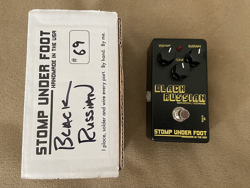 Stomp Under Foot Black Russian Fuzz Distortion 2021 - Black | Reverb