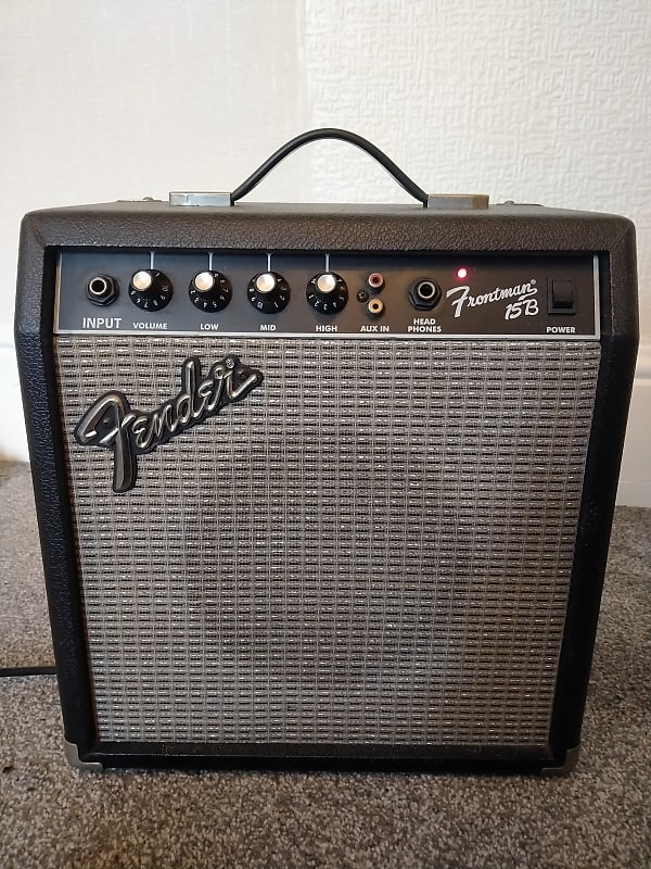 Fender Frontman 15b Amp 1998? guess - Grey | Reverb UK