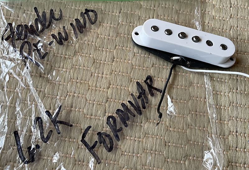 Fender REWOUND Strat Pickup - Formvar Wire 6.2K | Reverb