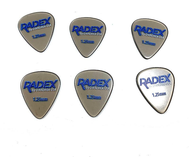 D'Andrea Guitar Picks 6 Pack Pro Plec 351 Shape Large Round | Reverb