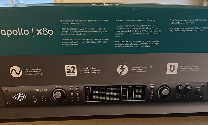 Universal Audio Apollo x8p | Reverb