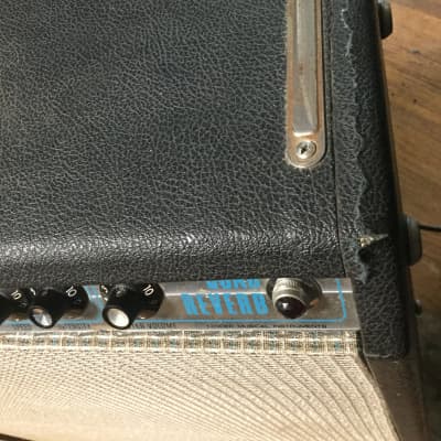 1972 Fender Quad Reverb 4x12" Vintage Combo Amp w/ Vibrato, | Reverb