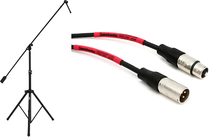 On-Stage SB9600 Tripod Studio Boom Microphone Stand Bundle | Reverb