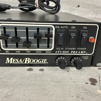 Used Mesa Boogie Studio Preamp Rack Mount Circa 1988 Pre Amp | Reverb