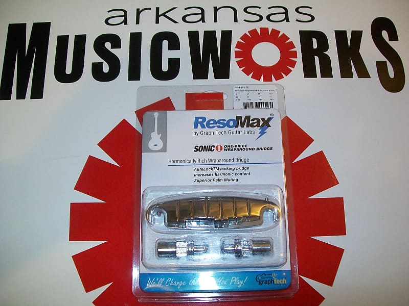 Graph Tech Resomax Sonic 1 Wraparound Bridge, CHROME, | Reverb Canada