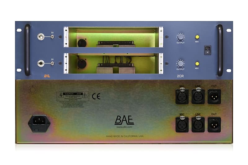 BAE Audio 2CR | 2 Channel Powered Rack for 10 Series Module | Reverb