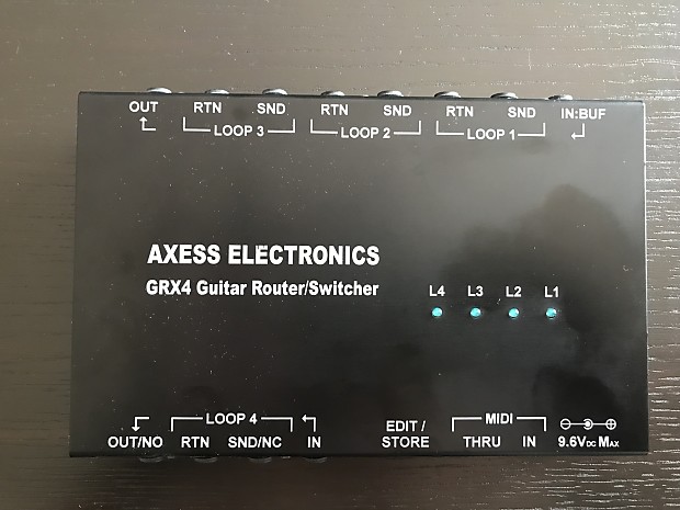 Axess Electronics GRX4 Guitar Router/ Switcher | Reverb
