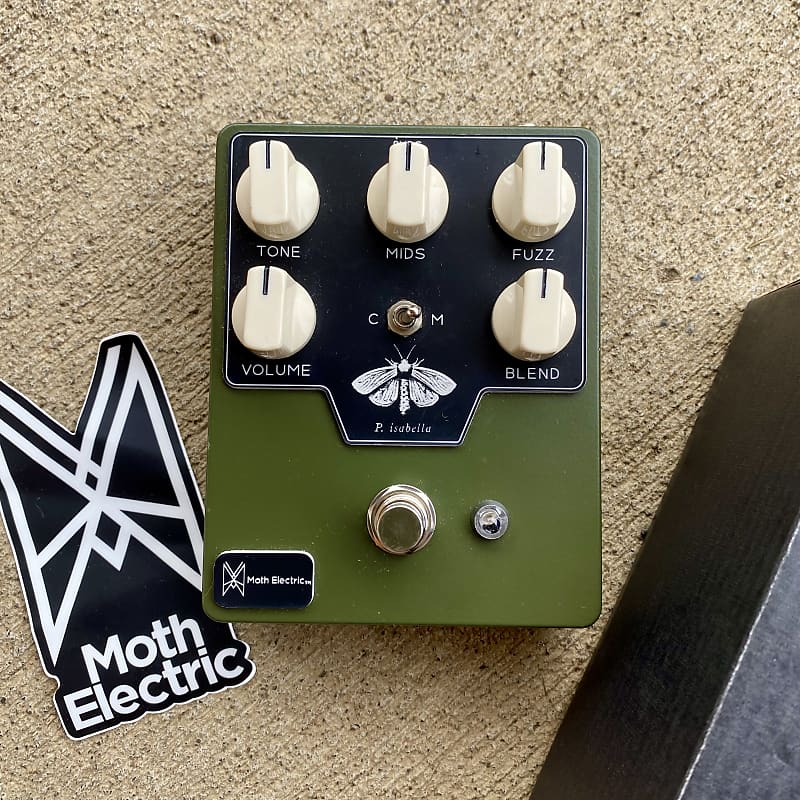 Moth Electric P isabella Green Russian Fuzz / Distortion | Reverb
