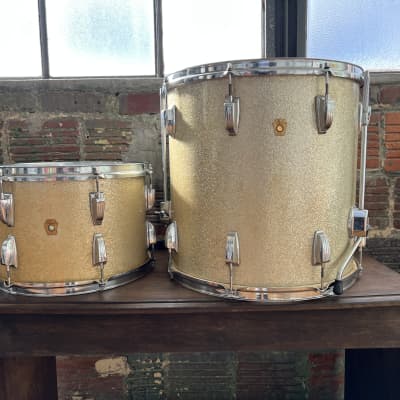 Ludwig Keystone 16x16 Floor Tom Blue Glass | Reverb