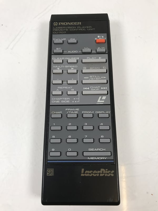 Pioneer Laserdisc Remote Control Tested Working CU-707 | Reverb