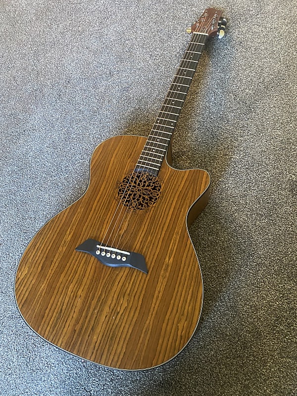 Smiger LG-09 Engraved Soundhole Acoustic/Electric | Reverb