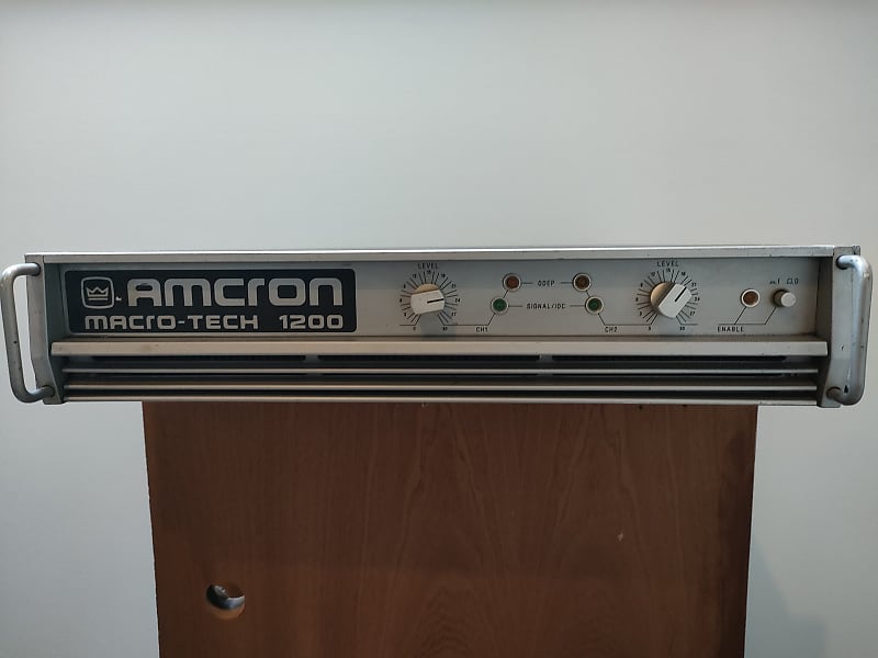 AMCRON Macro-Tech 1200 2-Channel Power Amplifier 2000s - | Reverb UK