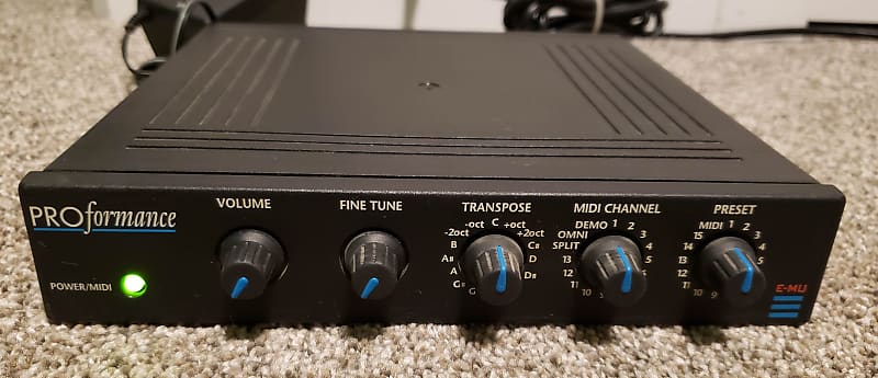 E-MU Proformance 9101 1990's, piano stereo sound module - | Reverb