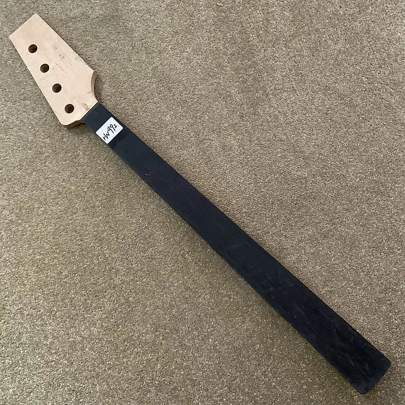 Unfinished 4 String Bass Maple Neck with Fretless Rosewood | Reverb UK