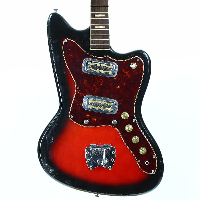 1960’s Harmony Silhouette Project Guitar - 2 Gold Foil | Reverb UK