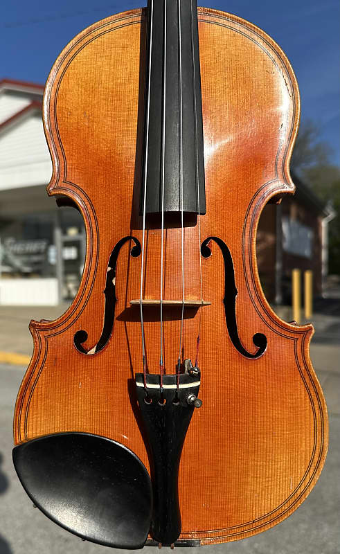 Old Violin Labeled “Ladislav Herclik 1932” Maggini 4/4 | Reverb