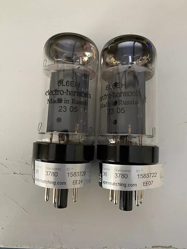 Electro-Harmonix 6L6GC Matched Power Tubes (Pair) - | Reverb