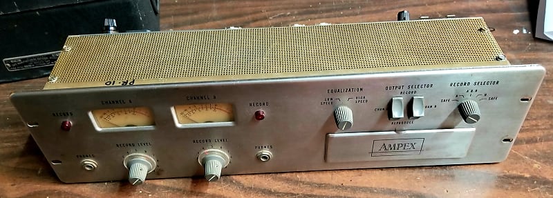 Ampex stereo tube preamp restored | Reverb