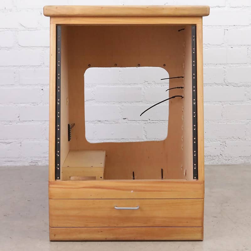 Custom Wood 12-Space 12U Studio Rack Case w/ Drawer & Power | Reverb