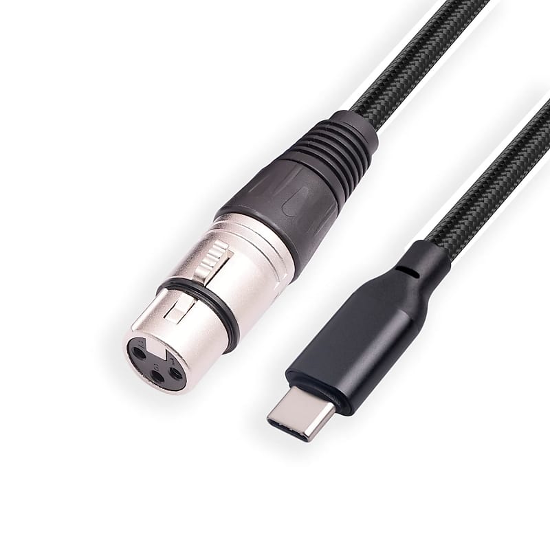 XLR Female to USB C Cable,USB C Microphone Cable 3.3 FT,USB | Reverb