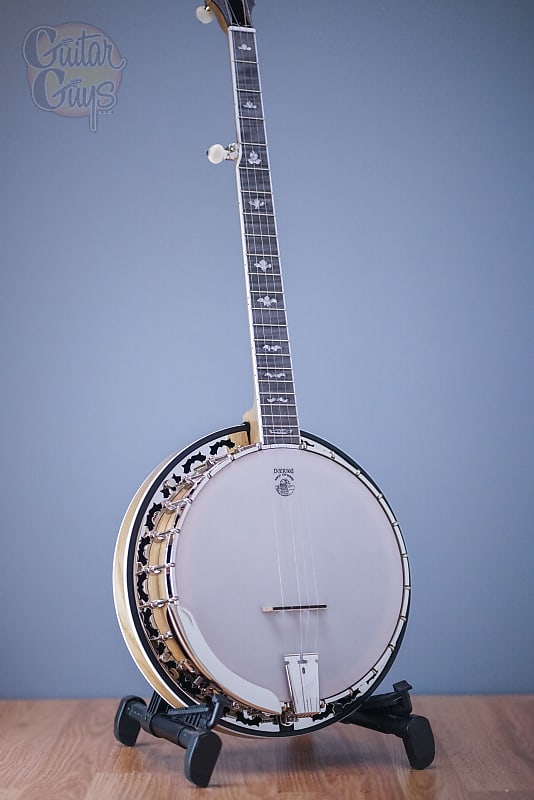 Deering White Lotus Banjo | Reverb