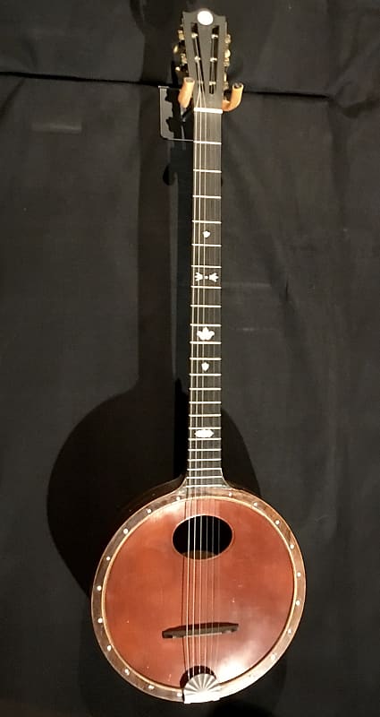 1890s The New Windsor Patent No. 3 Guitar Banjo w/Fishman | Reverb